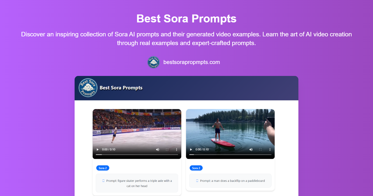 Best OpenAI Sora prompts and video examples